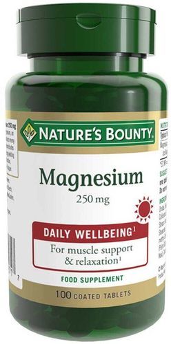 Natures Bounty Magnésium 250Mg 100 Unités - Colizey
